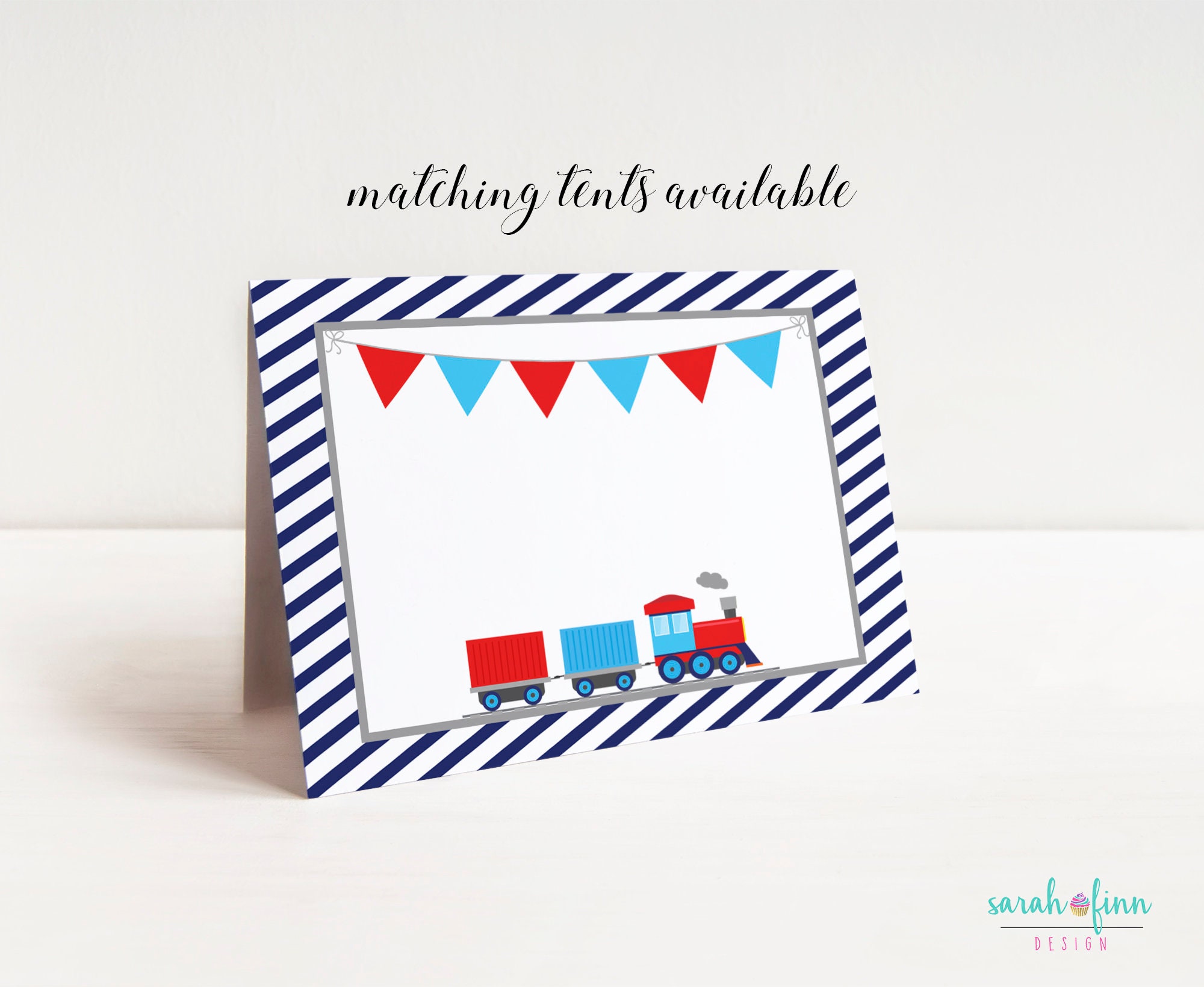 Train Birthday Banner Printable Instant Download All Aboard | Etsy