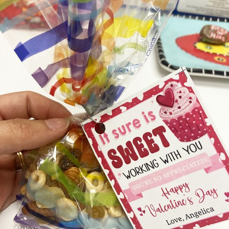 Printable Coworker Valentines How Sweet It is to Work With - Etsy