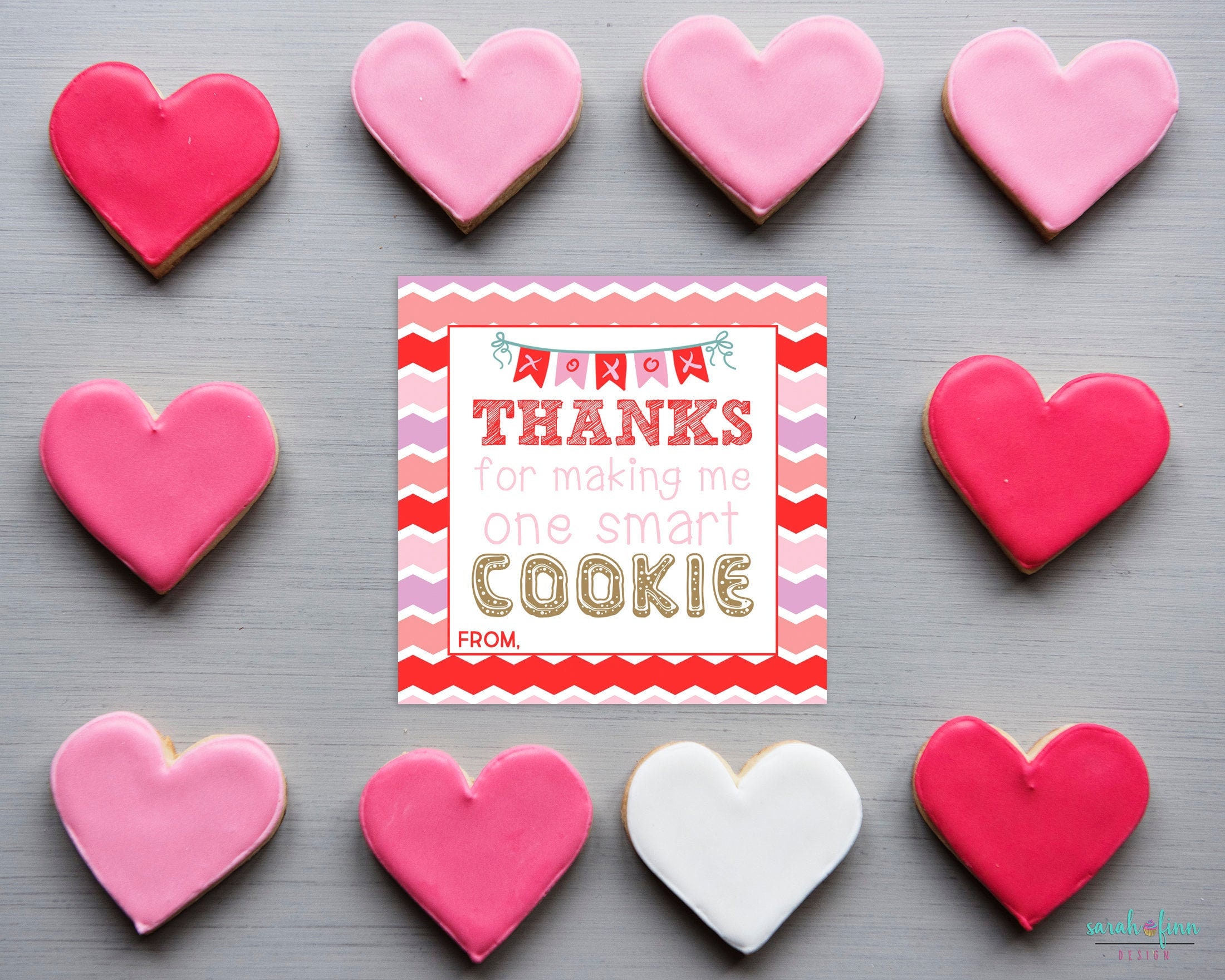 Valentine's Day Teacher Appreciation Thanks for Making Me One Smart ...