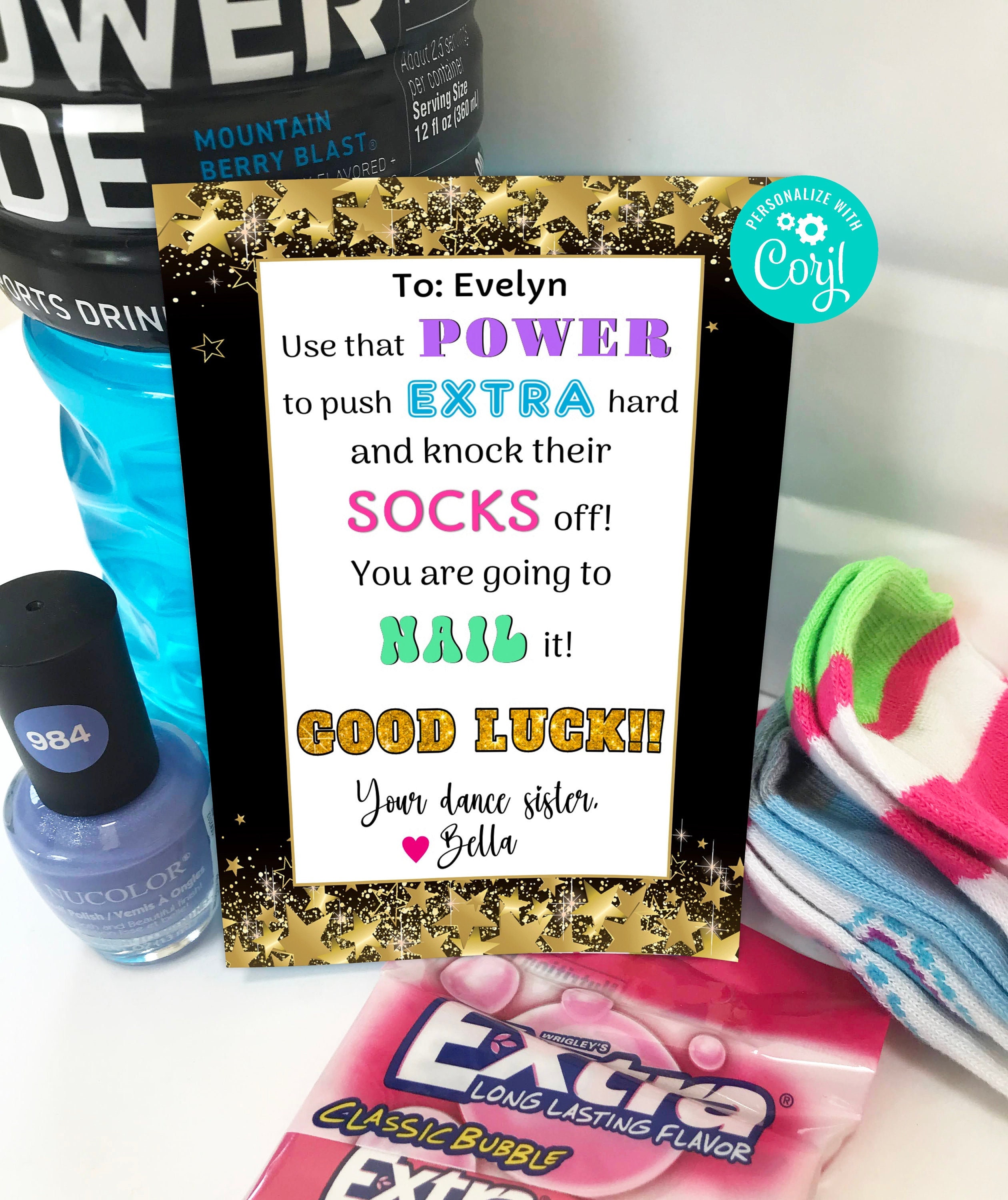 Dance Competition Gifts Dance Competition Printable Cheer - Etsy