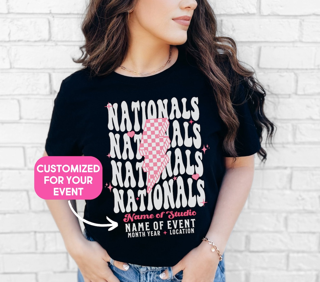 Custom Dance Nationals Shirt Dance Competition Cheer Shirts Nationals ...