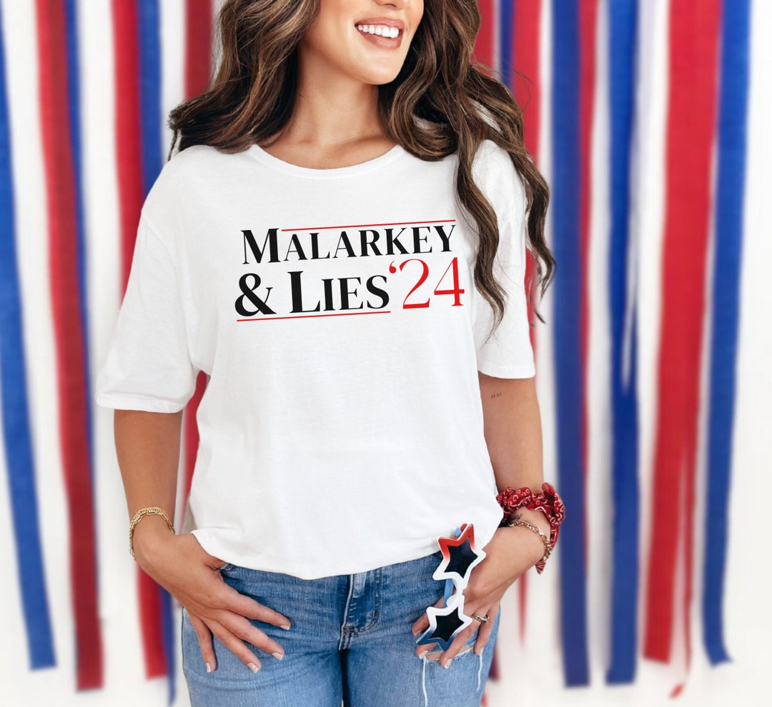 Funny Debate Shirt Election Shirt Presidential Debate Shirt Malarkey ...