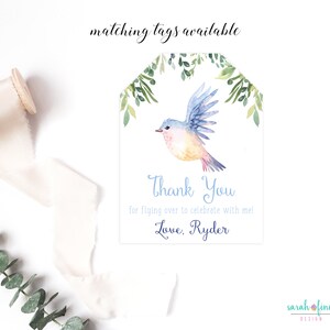 Bird Time Capsule First Birthday Printable Time Capsule Sign Birdie ...