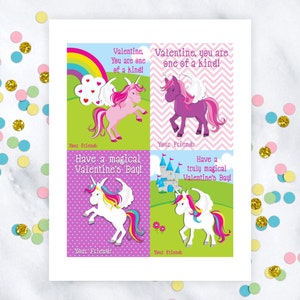 Unicorn Valentine's Day Cards, Valentines Day, School, Kid Valentines ...