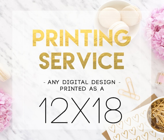 12x18 Printing Service Print and Mail My Design - Etsy