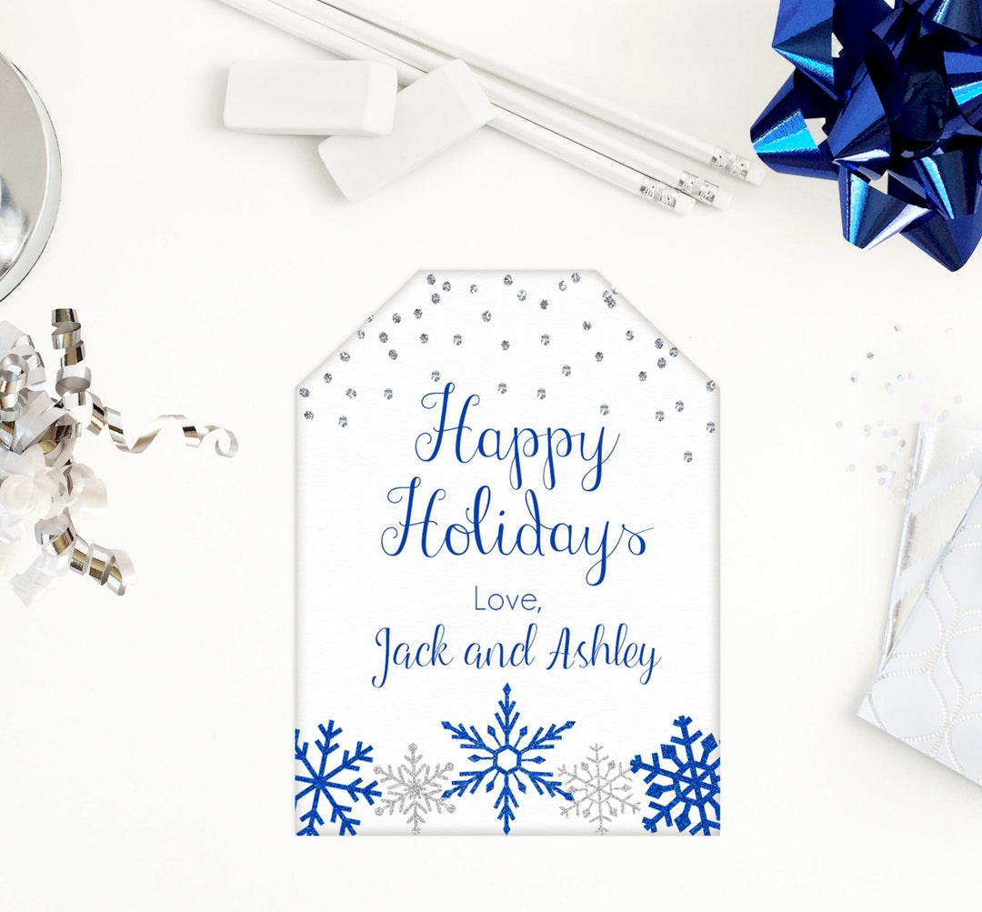 Christmas Gift Tags Snowflake Christmas Tags Printable Christmas ...