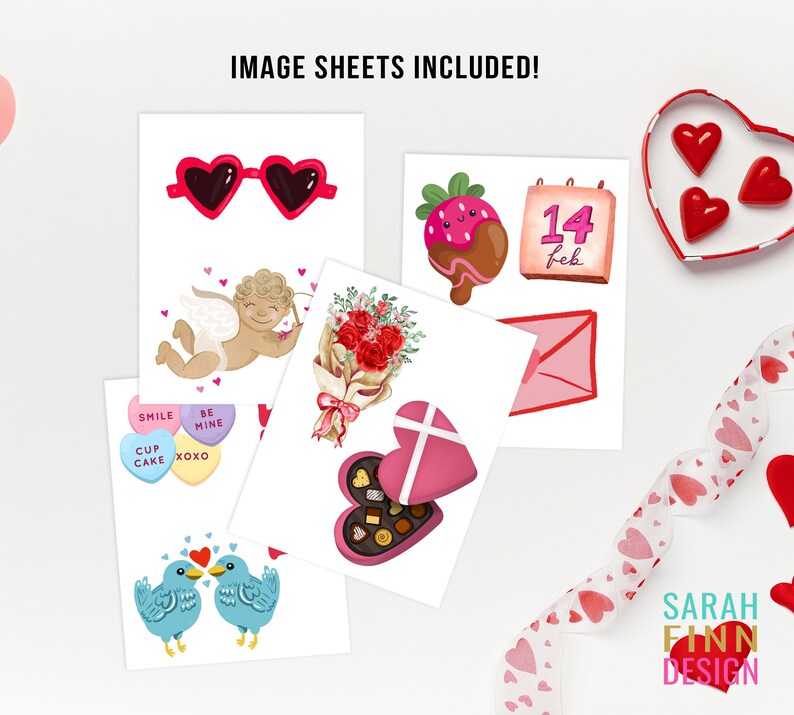 Valentine's Day Scavenger Hunt Printable for Kids Valentine Scavenger ...