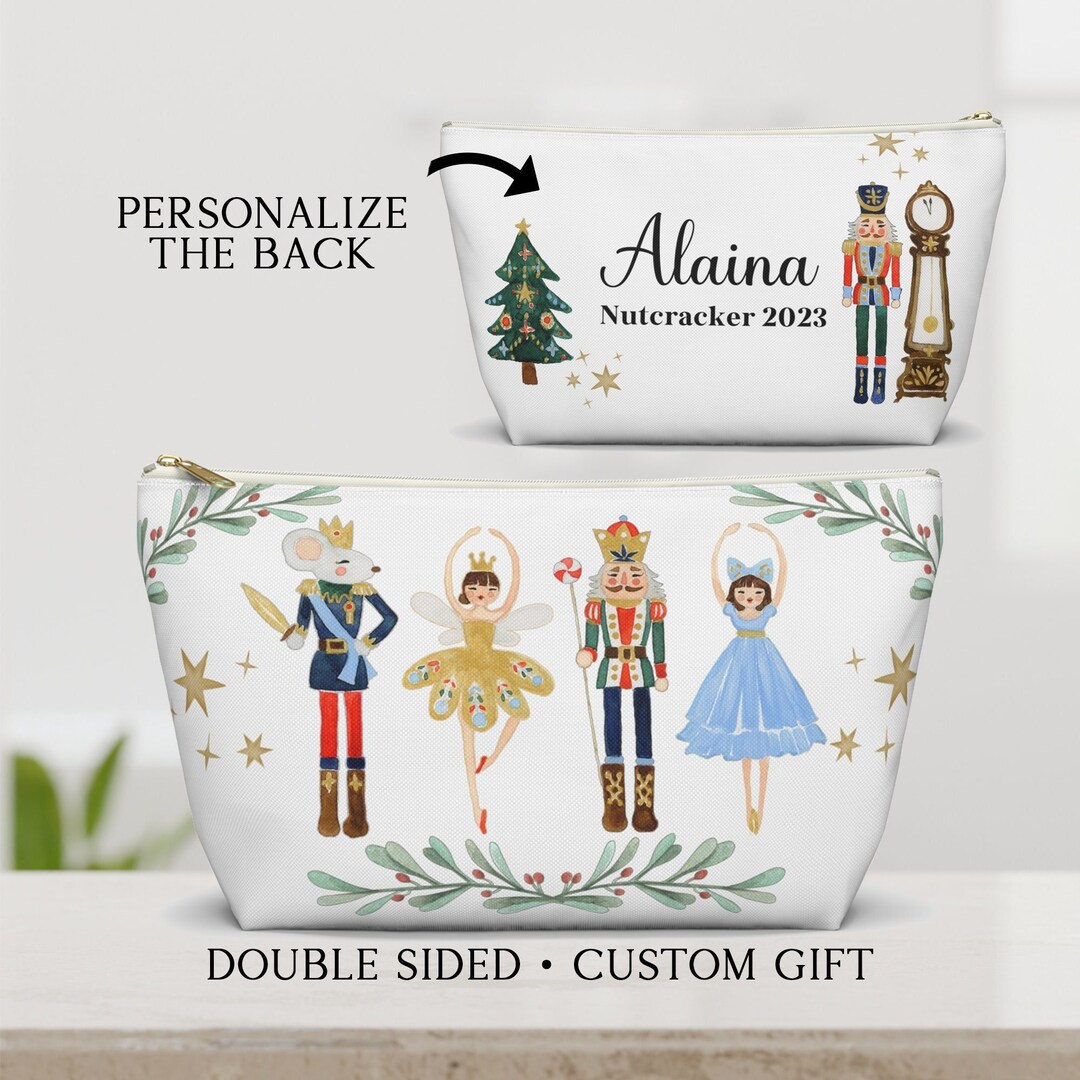 Personalized Nutcracker Makeup Bag Ballet Gift for Nutcracker Gift Idea ...
