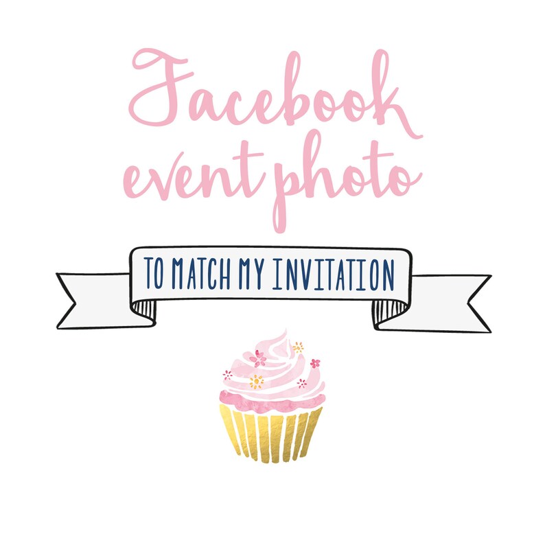 Facebook Event Cover Virtual Party Image Made to Match Your | Etsy