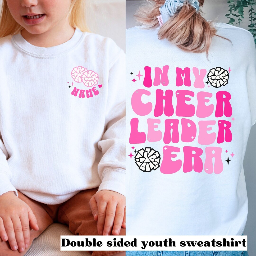 Youth Cheerleader Sweatshirt in My Cheerleader Era Sweatshirt for Girls ...