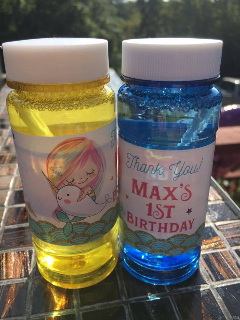 Mermaid Bubble Labels Printable Bubble Labels Mermaid Bubble | Etsy