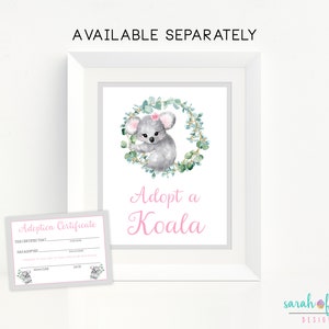 Koala Favor Tags Printable Koala Birthday Thank You Tags Birthday Baby ...