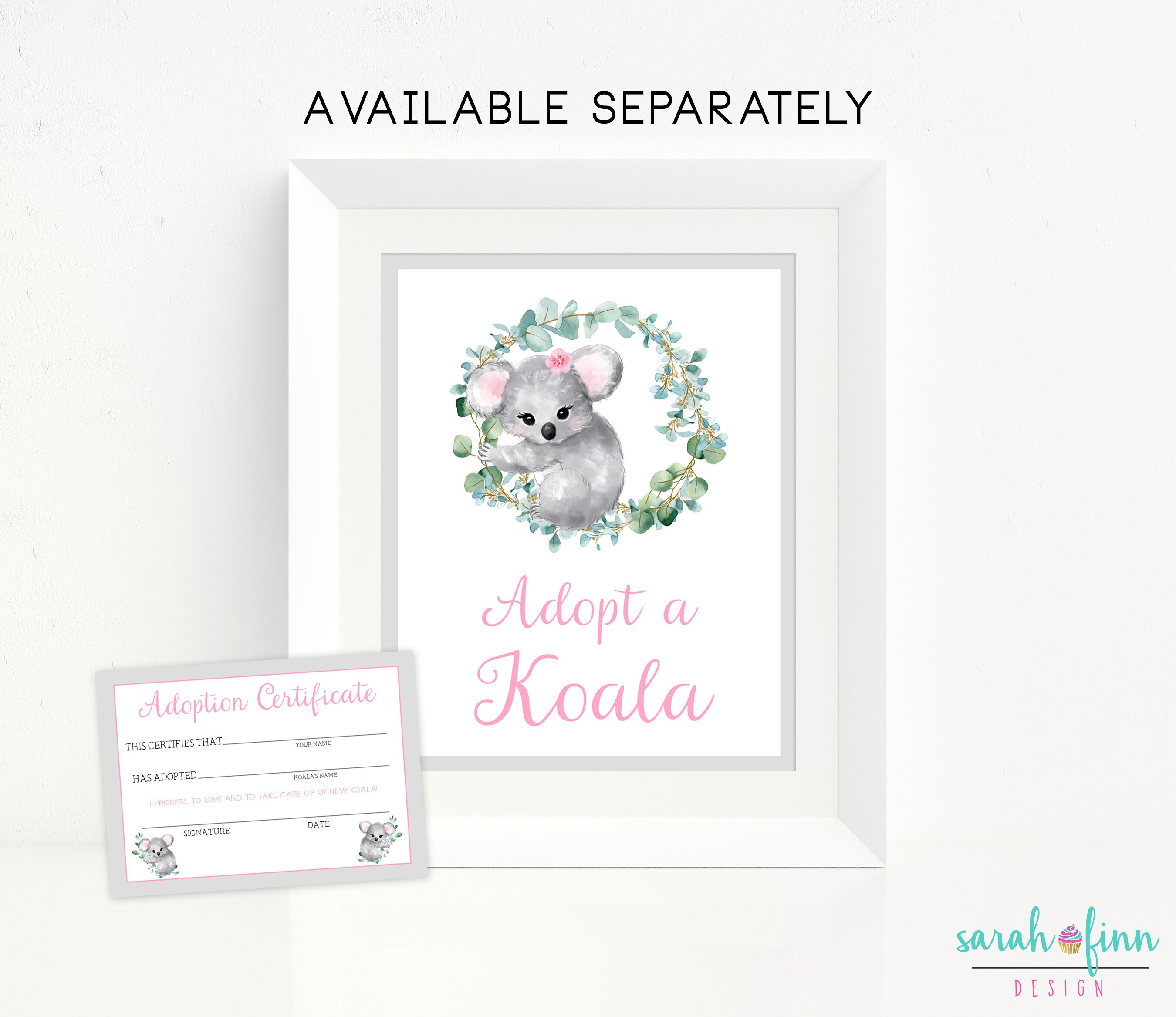 Koala Favor Tags Printable Koala Birthday Thank You Tags - Etsy