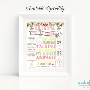 Hedgehog Happy Birthday Banner Printable Instant Download Girl Floral ...