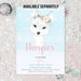 Arctic Fox Welcome Sign Printable Arctic Birthday Welcome Sign Winter ...