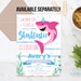 Shark Party Welcome Sign Printable Pink Shark Birthday Party Decor ...