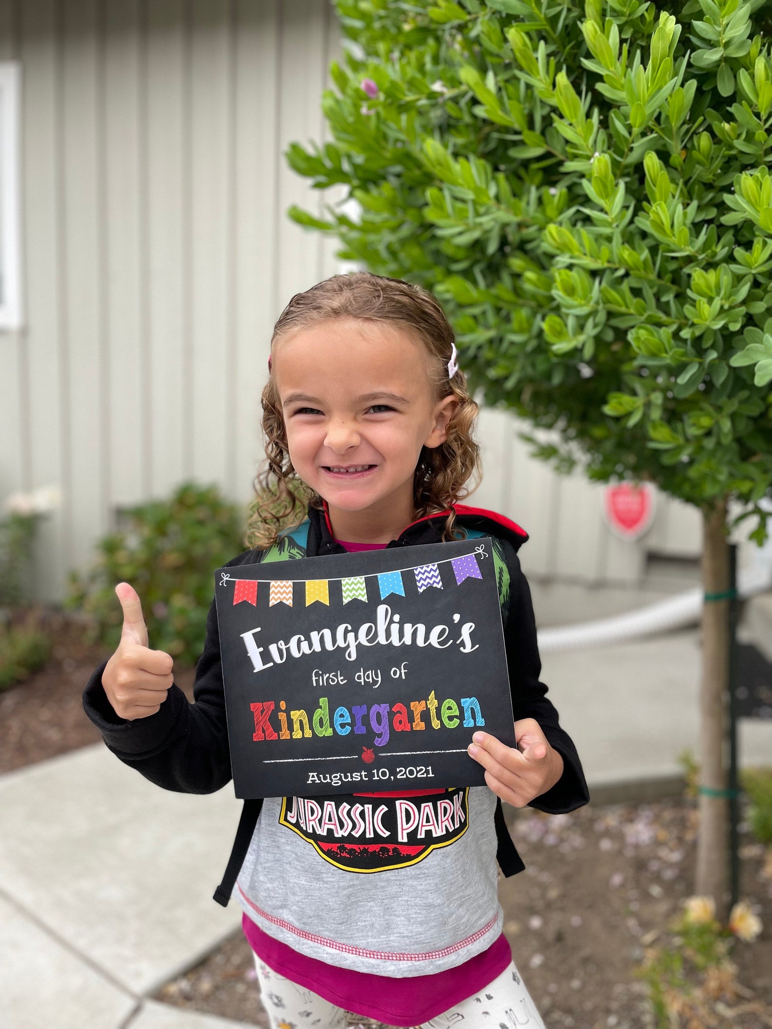 First Day of Kindergarten Sign Printable Last Day of School - Etsy