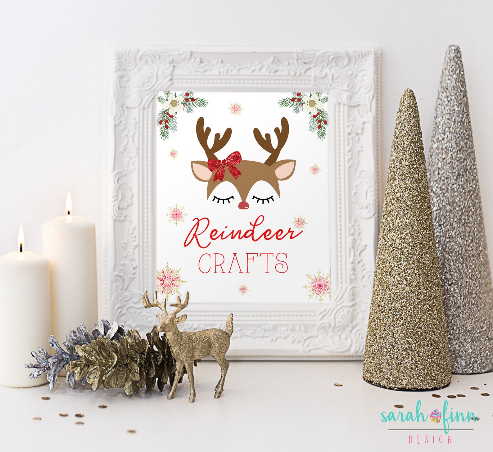 Editable Christmas Party Sign Instant Download Editable With - Etsy