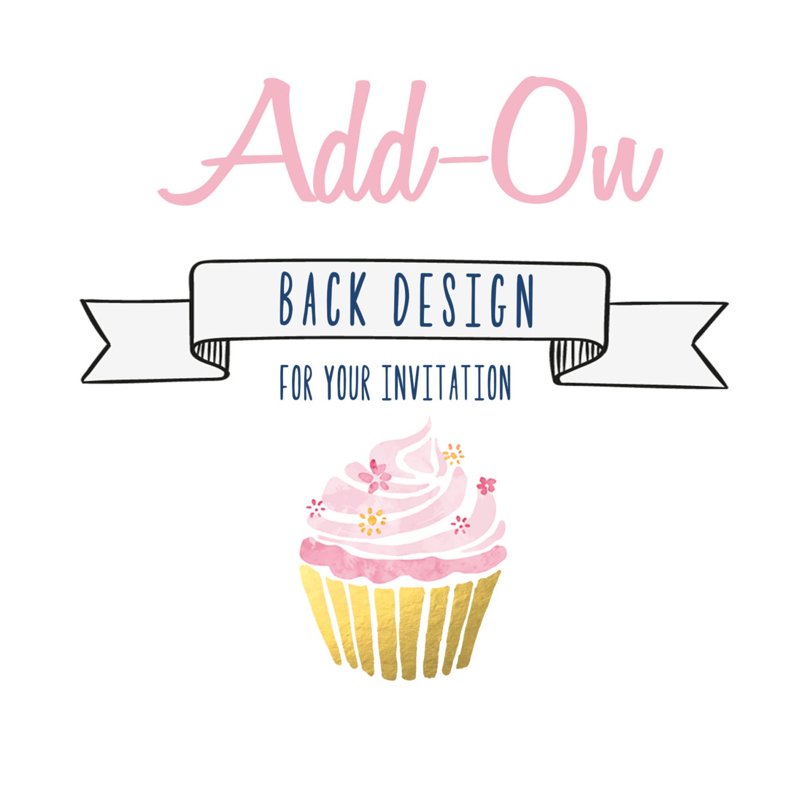 Back Design Add a Pattern Text And/or Pictures to the Back | Etsy