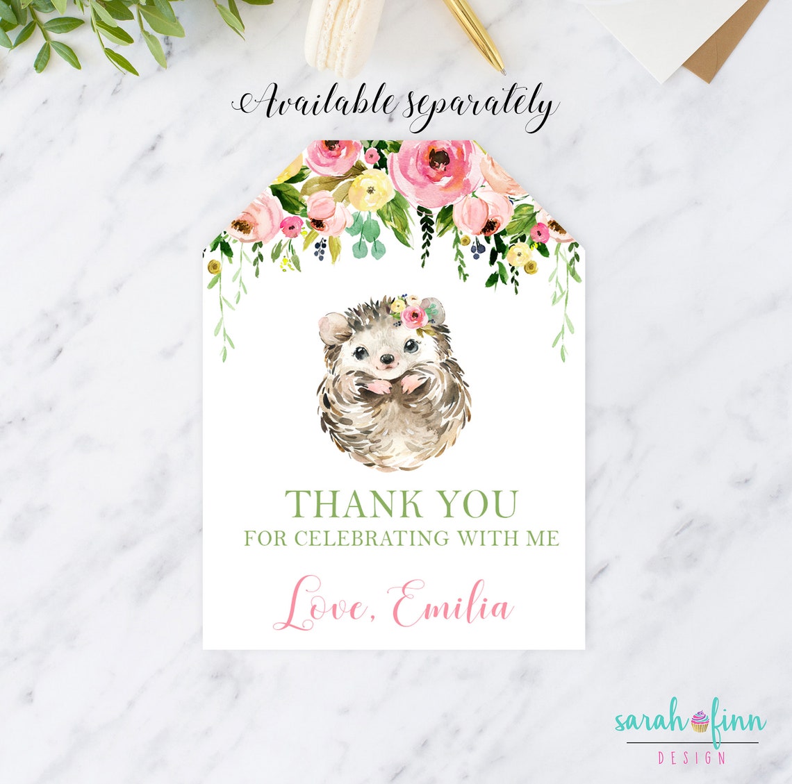 Hedgehog Birthday Invitation Hedgehog Party Woodland Invitation First ...