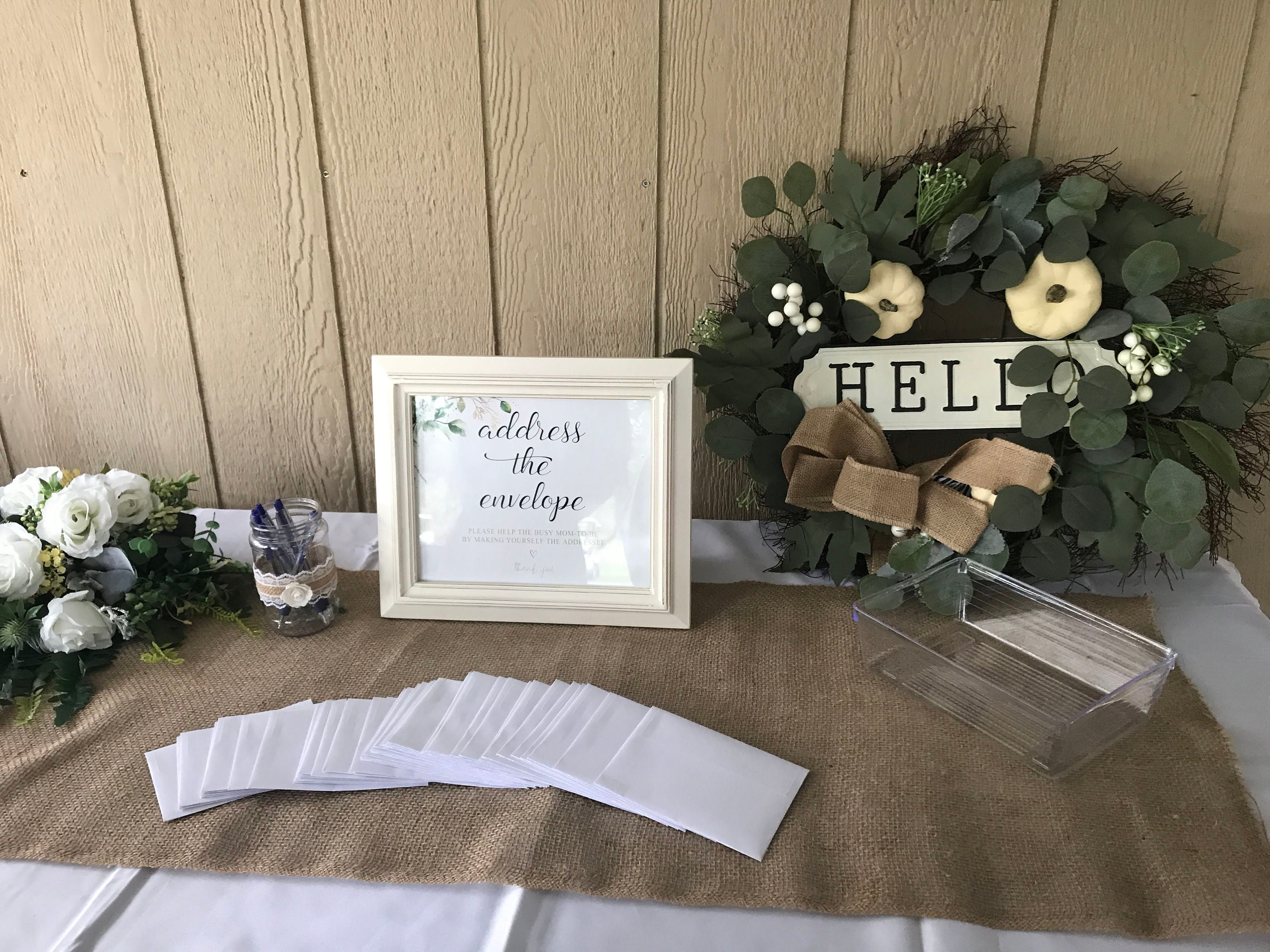 Write Your Address on Envelope Sign Instant Download Printable - Etsy