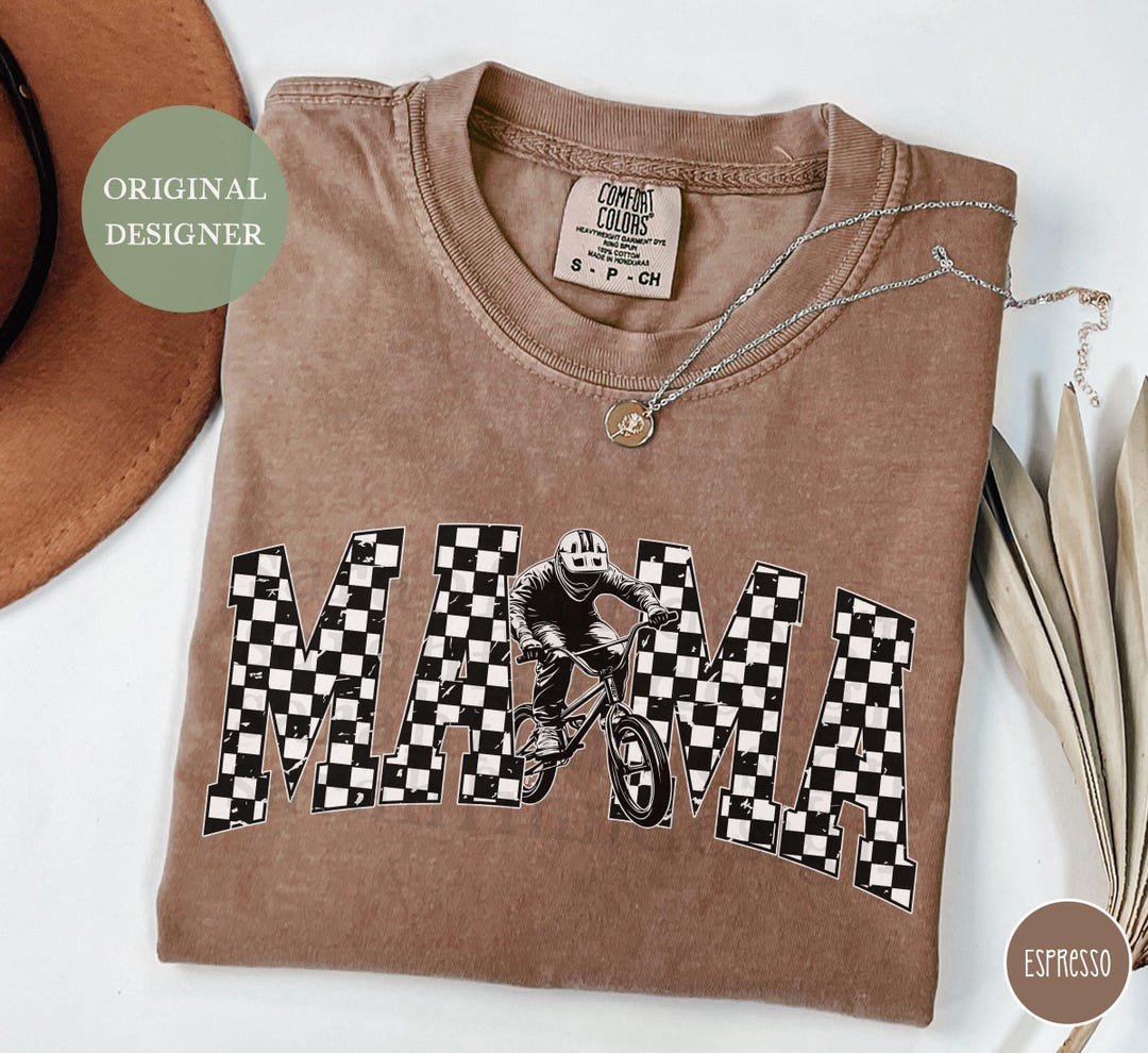 BMX Shirt BMX Mom Comfort Colors Dirt Bike Mom T-shirt Bicycle ...