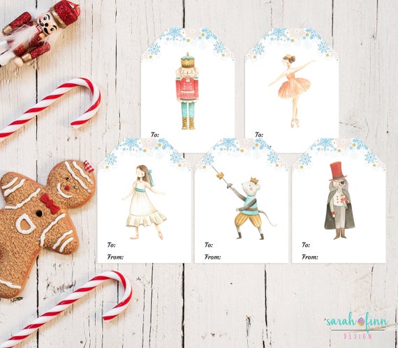 Nutcracker Printable Tags