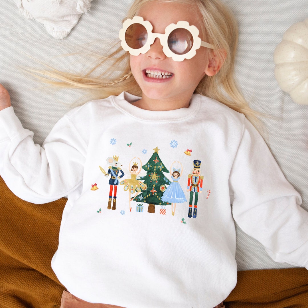 Nutcracker Sweatshirt for Kids Sweater for Christmas Crewneck Girls ...