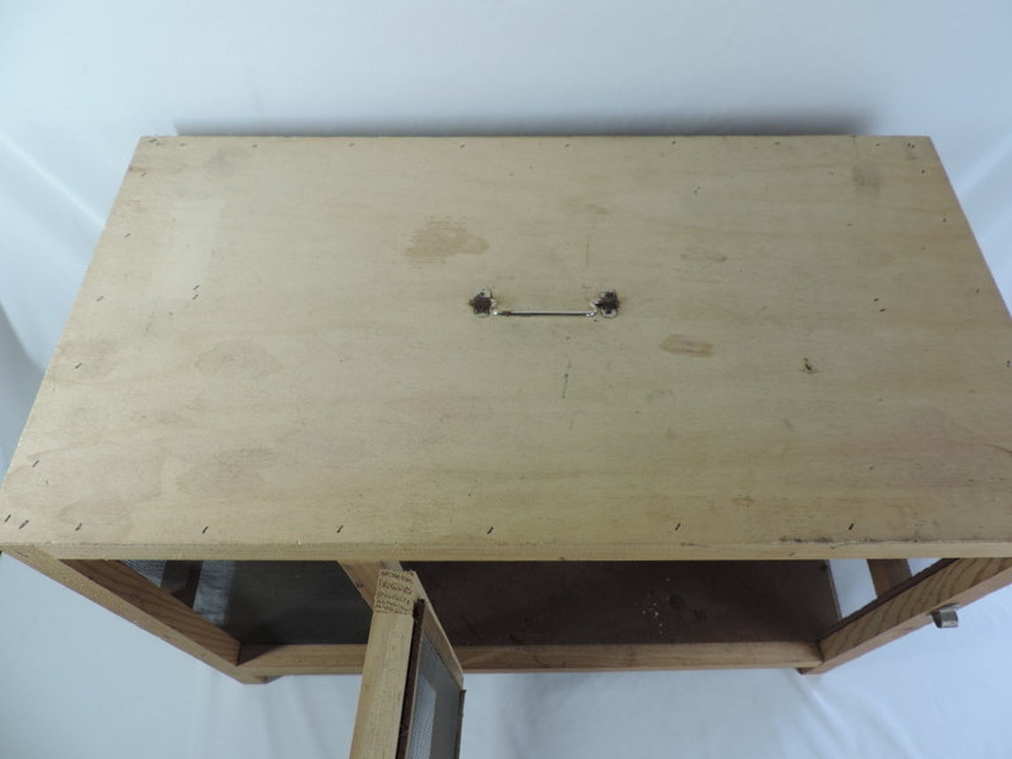 French Vintage Large Pie Safe, Portable Pantry, Cheese Keeper, Garde ...