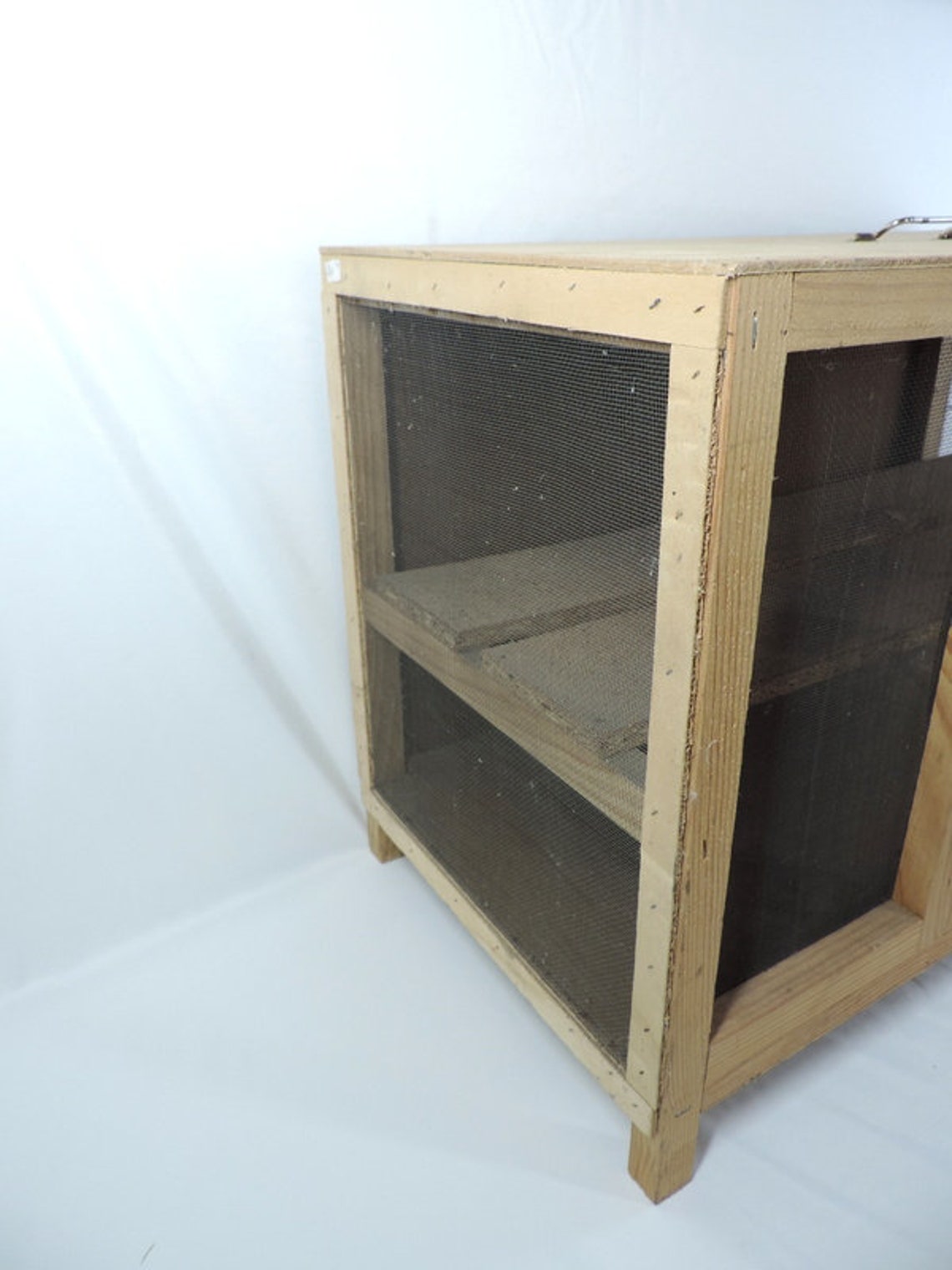 French Vintage Large Pie Safe, Portable Pantry, Cheese Keeper, Garde ...