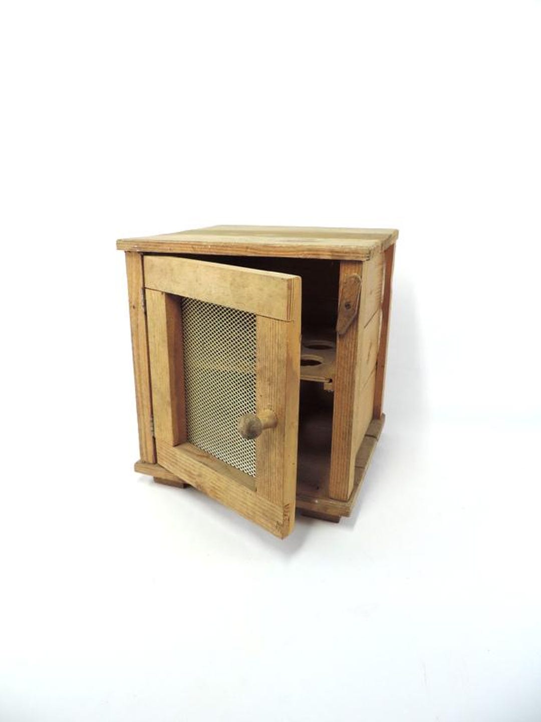 French Vintage Garde Manger Pantry Pie Safe Egg Holder Cheese Cabinet ...