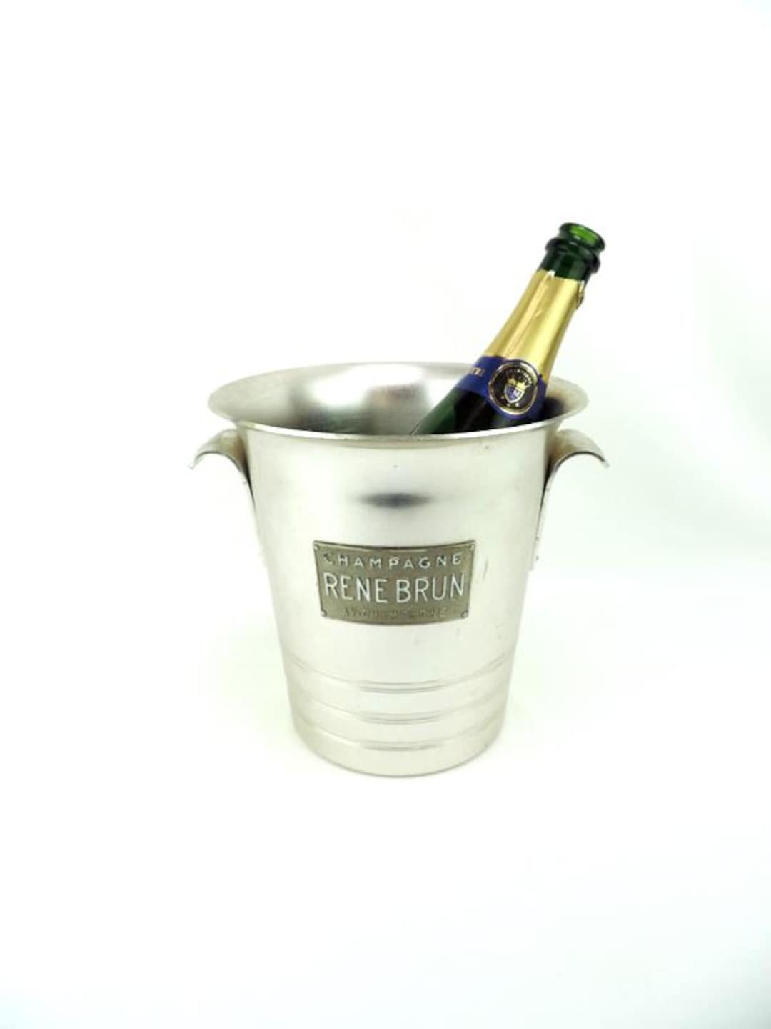 Rare French Vintage Champagne Bucket - Rene Brun Inoxal Paris - Etsy