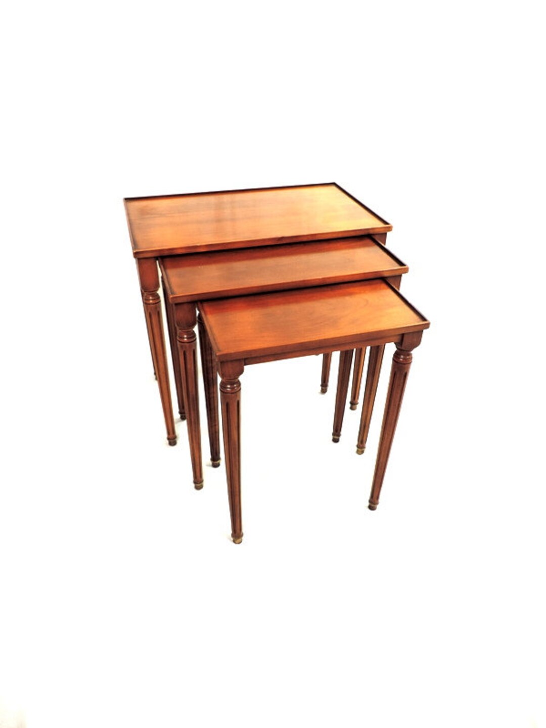 French Vintage Nesting Stacking Tables Set of 3 - Etsy