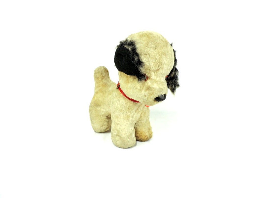 French Antique Straw Stuffed Dog Plush Toy - Etsy