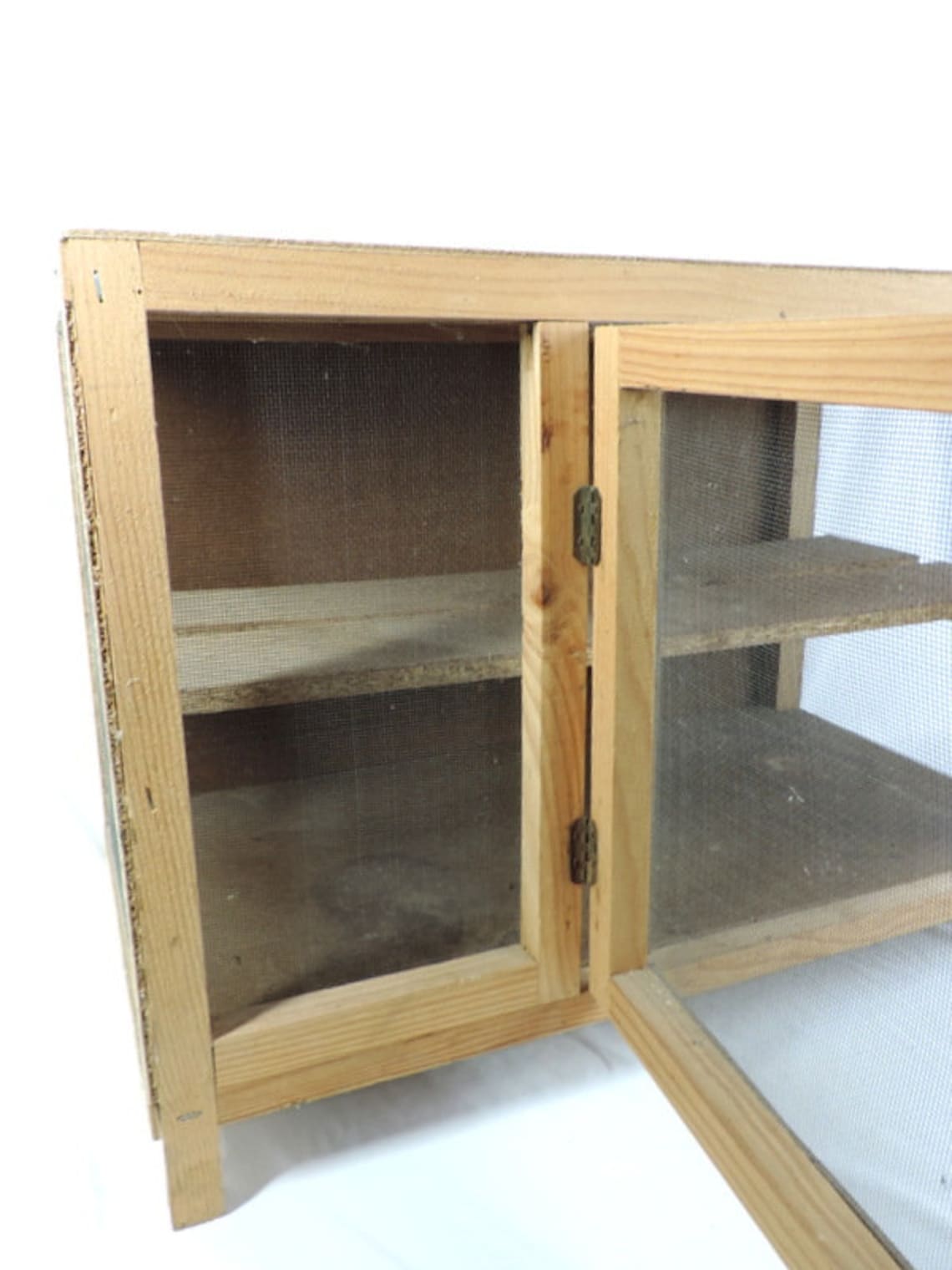 French Vintage Large Pie Safe, Portable Pantry, Cheese Keeper, Garde ...