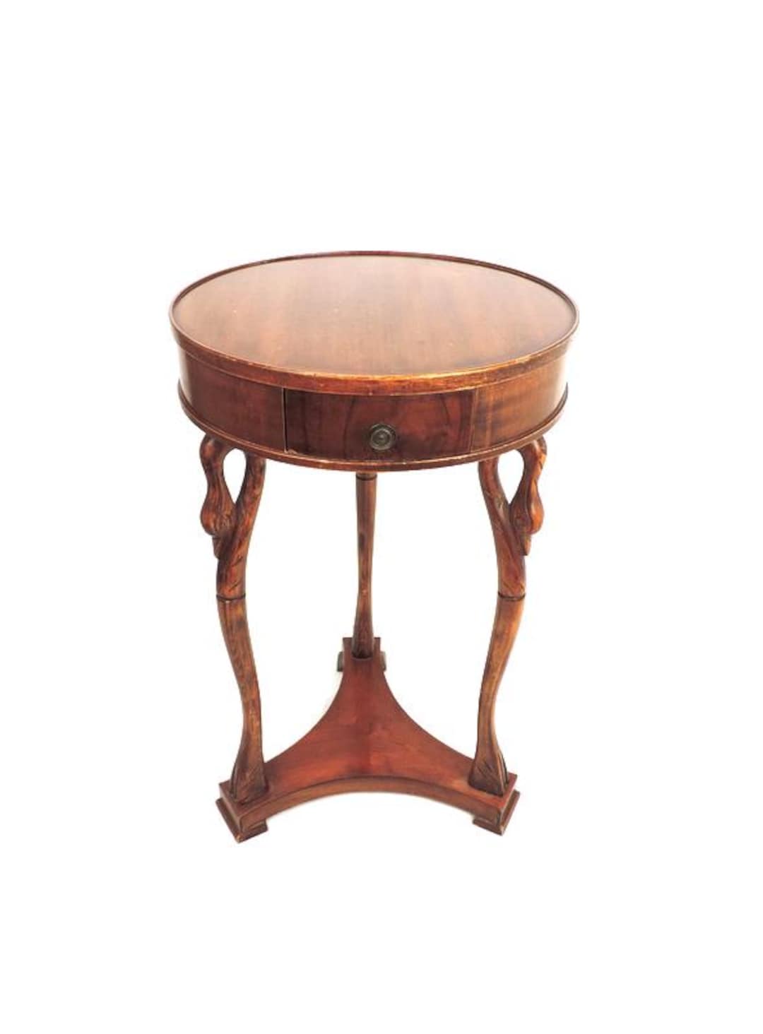 Vintage Italian Made Side End Table in Art Nouveau Style, Selva ...