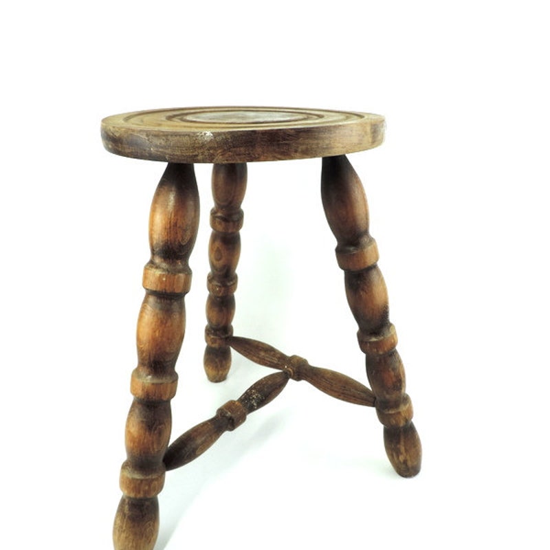 Three Legged Stool - Etsy
