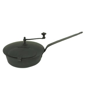 French Antique Large Coffee Roasting Pan, Stove Top Coffee Bean Roaster ...