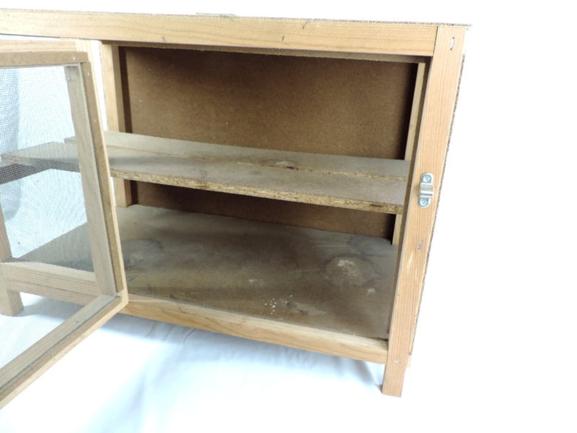 French Vintage Large Pie Safe, Portable Pantry, Cheese Keeper, Garde ...