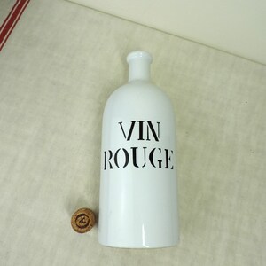French Vintage Glazed Stoneware Bottle, Charolles Vin Rouge Bottle - Etsy
