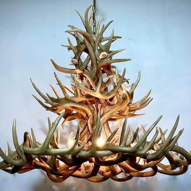 Chandelier for Log Home - Etsy