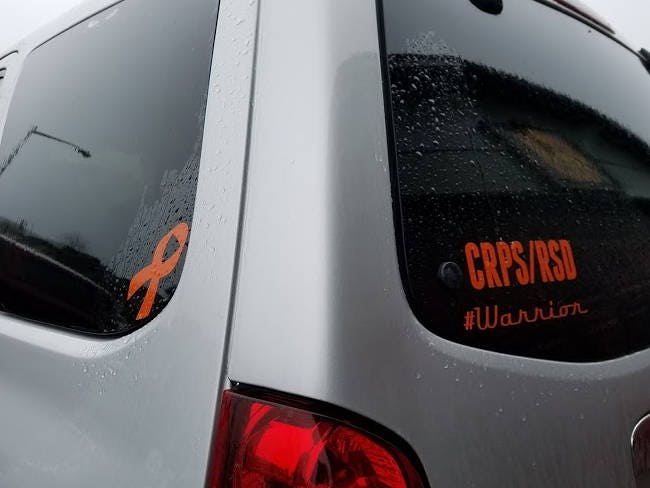 CRPS RSD Awareness Ribbon Vinyl Decal Car Window Bumper Sticker - Etsy