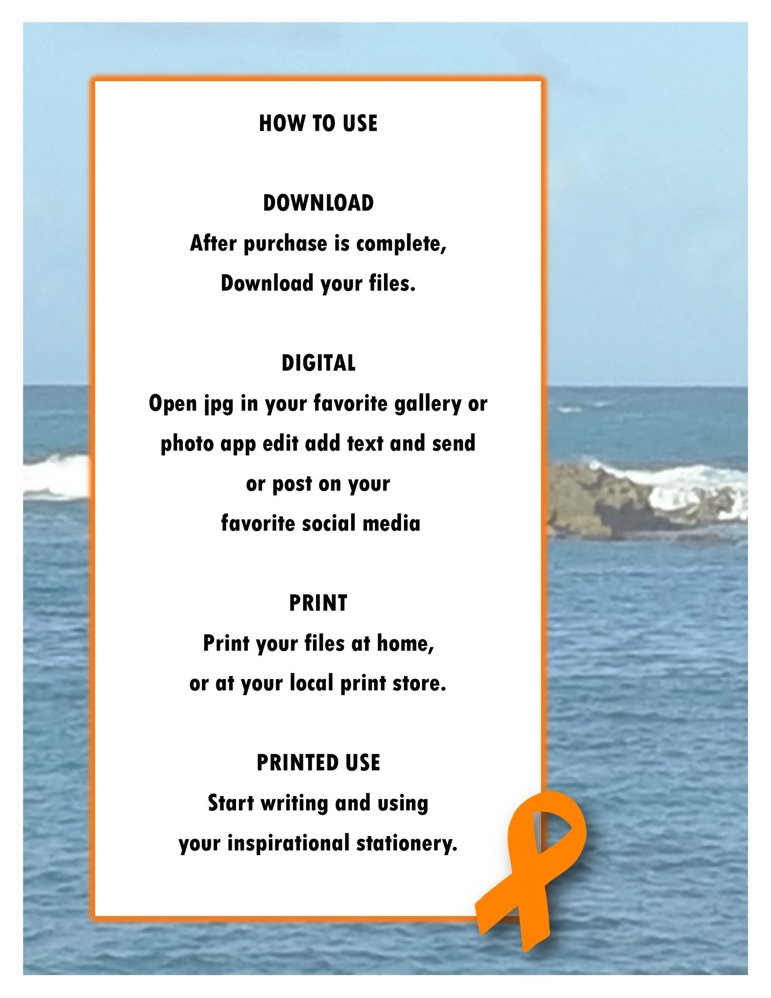 CRPS Hope, Digital Art, RSD Printable Letter Paper, Writing Paper ...