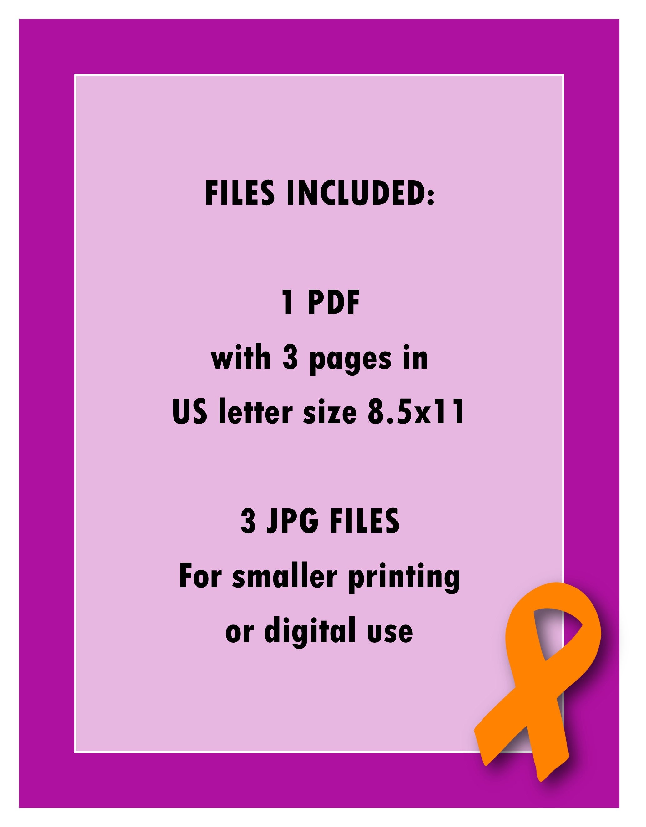 CRPS Hope, Digital Art, RSD Printable Letter Paper, Writing Paper ...