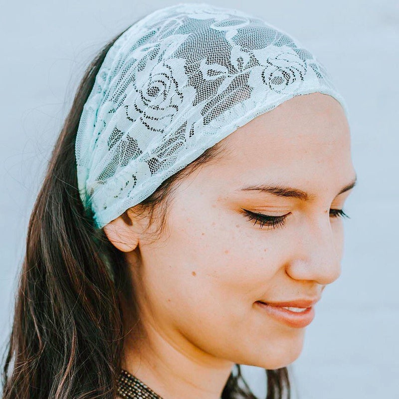 Womens Lace Headband - Etsy