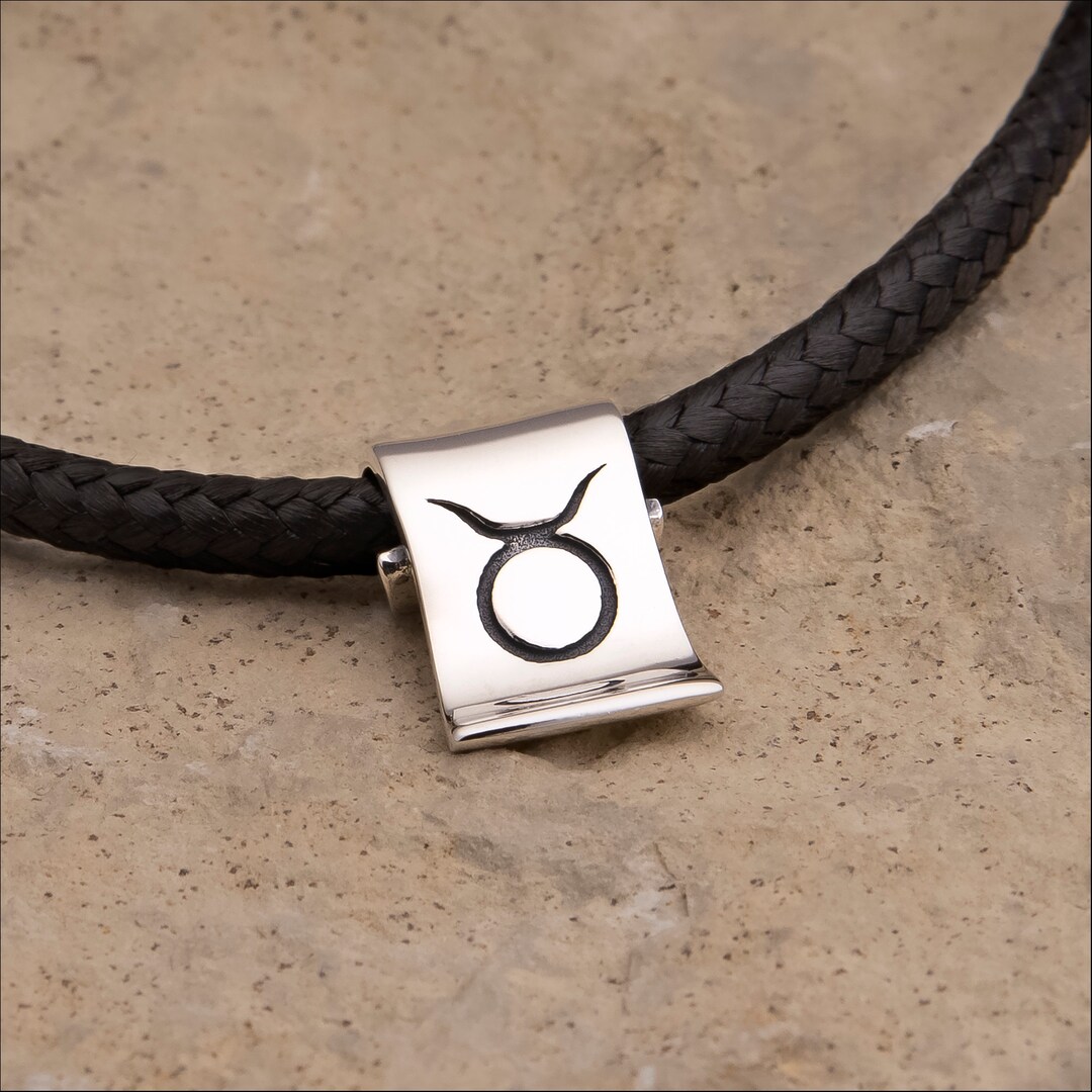 Taurus Necklace Sterling Silver Zodiac Necklace Taurus Jewelry Taurus ...