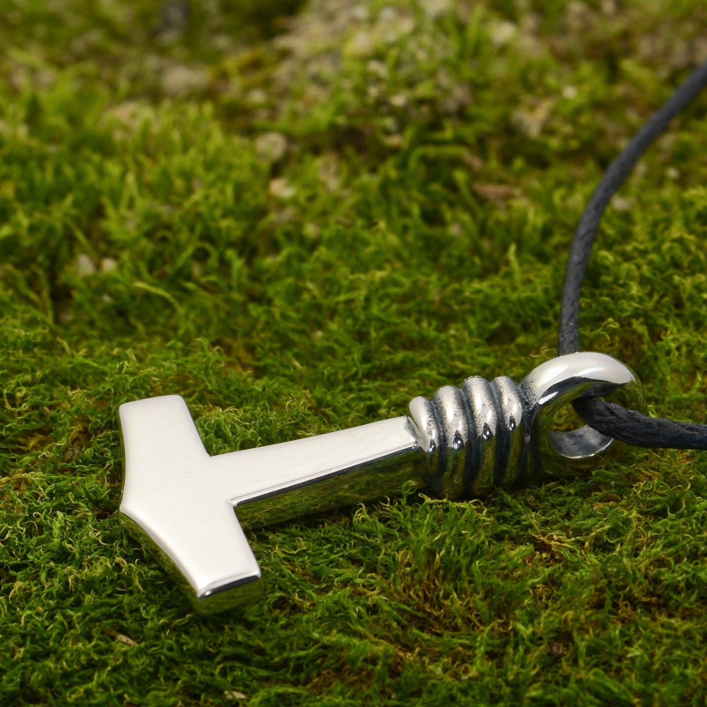 Mjolnir Pendant Silver Thor Hammer Viking Jewelry Mjölnir - Etsy