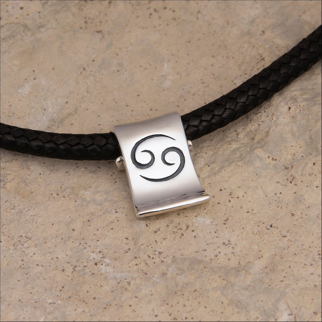 Cancer Zodiac 925 Silver Cancer Necklace Zodiac Sign Necklace Horoscope ...