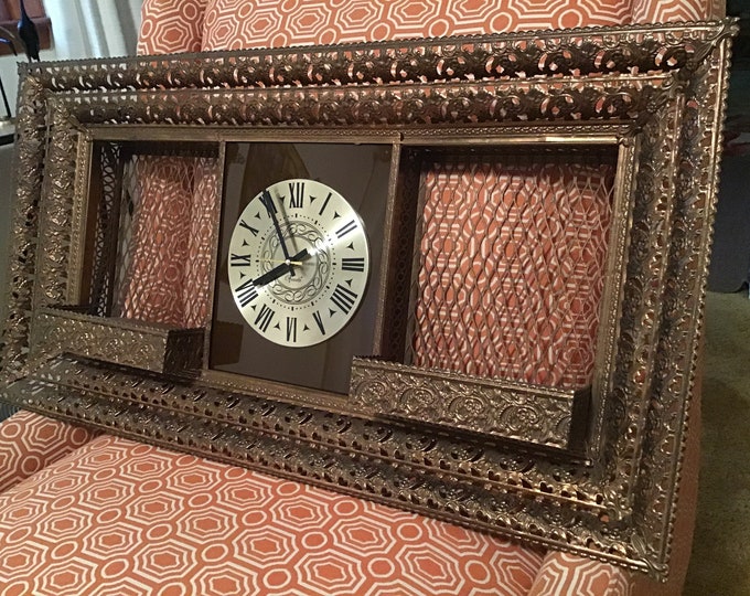 Cherub Metal Clock Stand Figure Vintage - Etsy