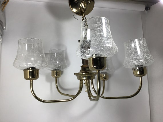 MCM Dining Light Fixture With Spaghetti String Globes - Etsy